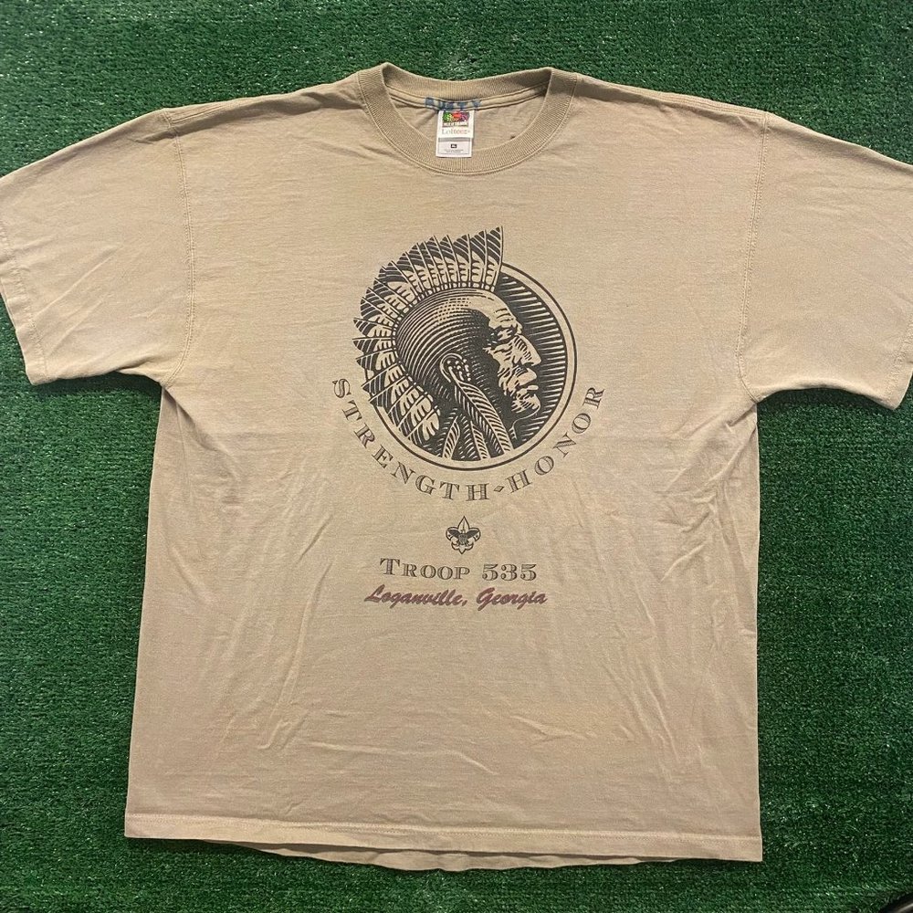 Boy Scouts Native Mohawk Vintage T-Shirt - Gem
